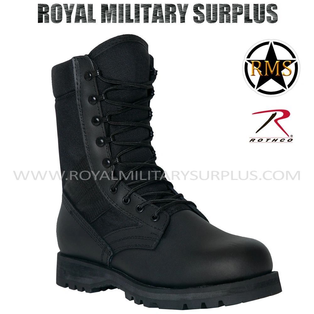 Boots - Combat/Tactical - GI Type Sierra Sole - BLACK