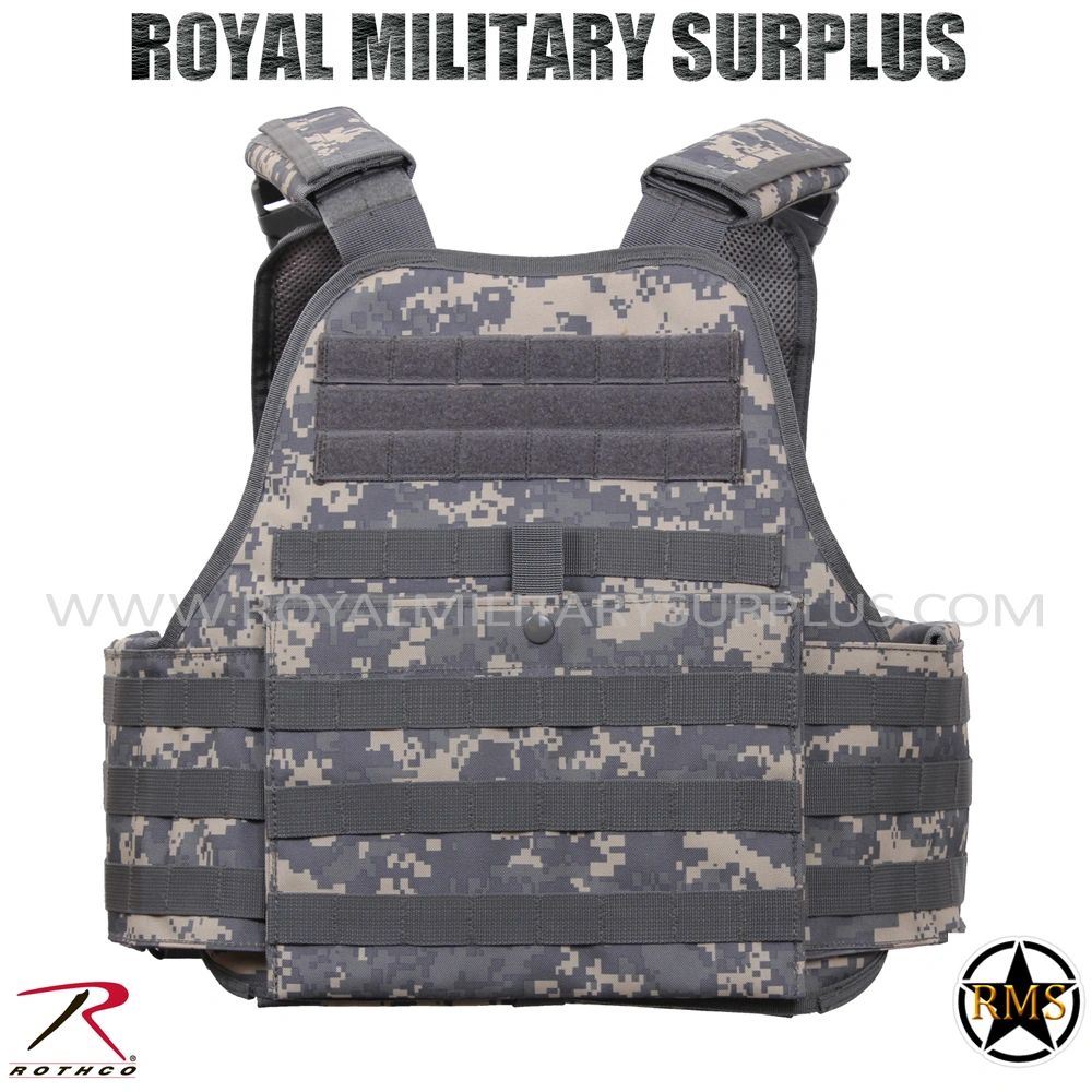 Tactical Vest - Rothco - Plate Carrier (MOLLE/Modular) - ACU/UCP ...