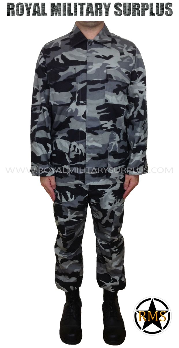 Combat Uniform - Urban Camouflage (Dark/Night)