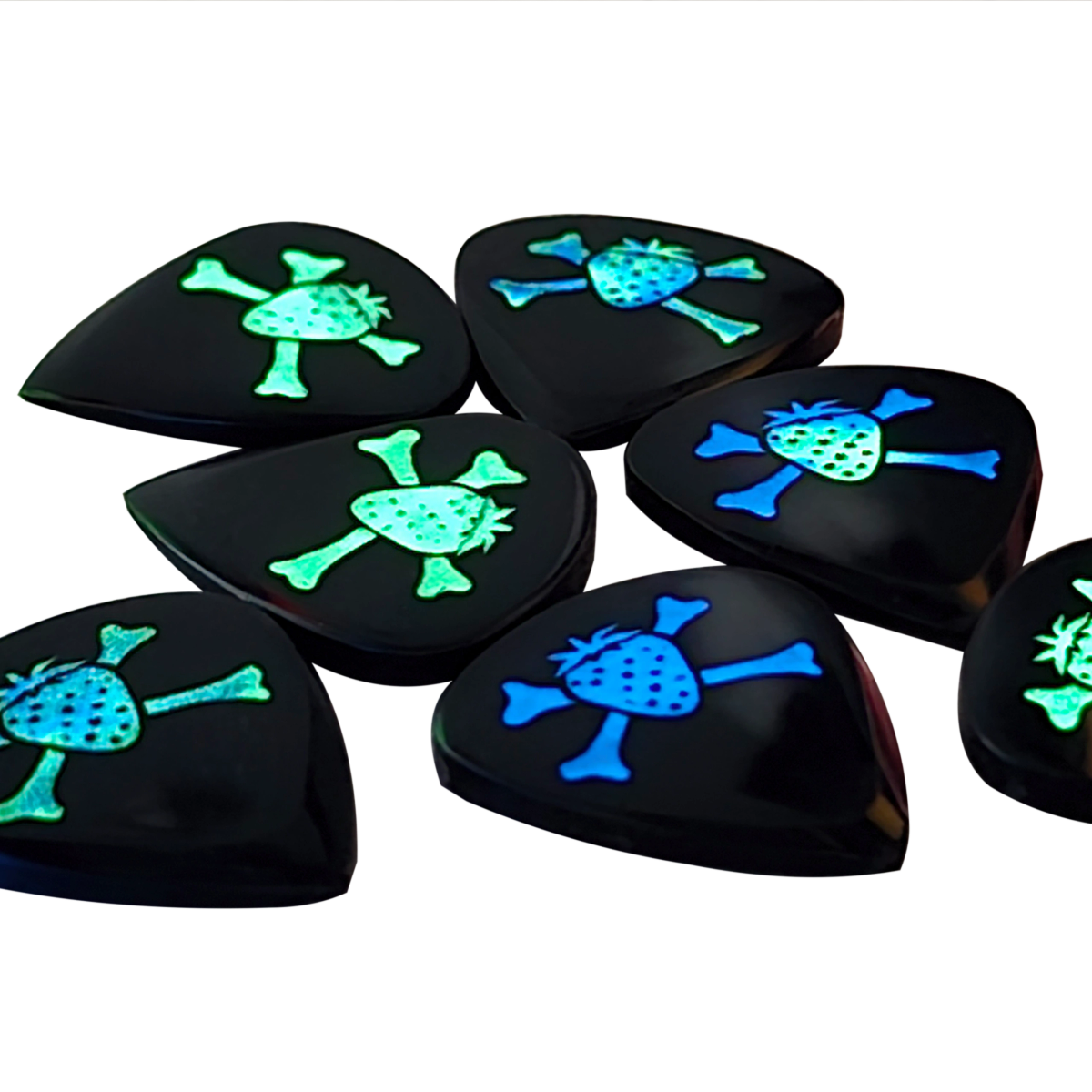 Tesi Switch Charles Caswell Berried Alive Resin Glow-in-the-Dark Pick