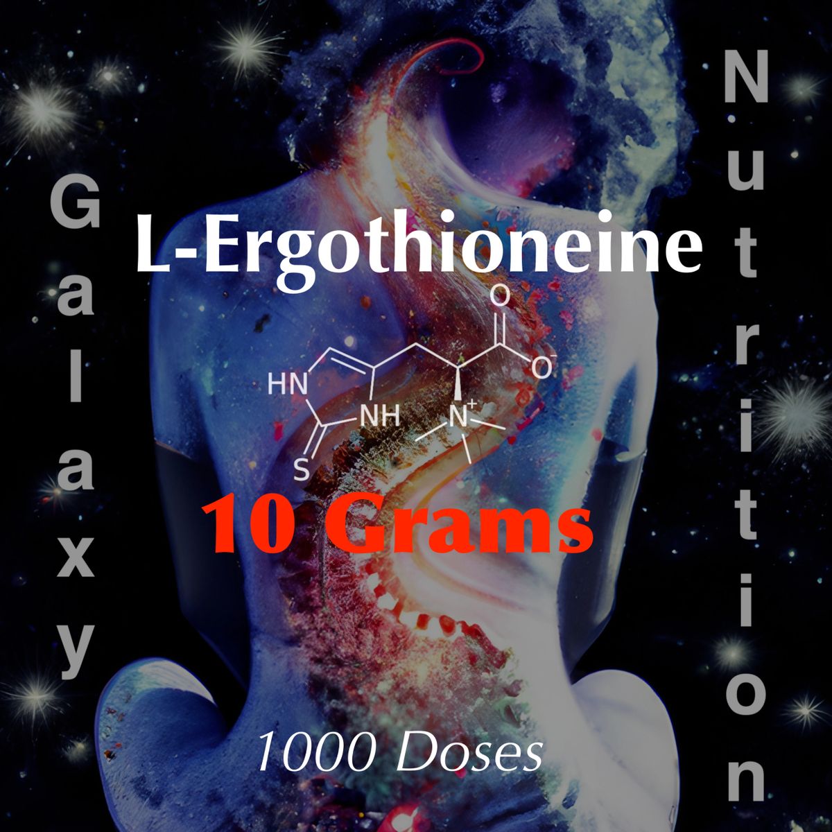 L-Ergothioneine 10 grams (100% pure grade)