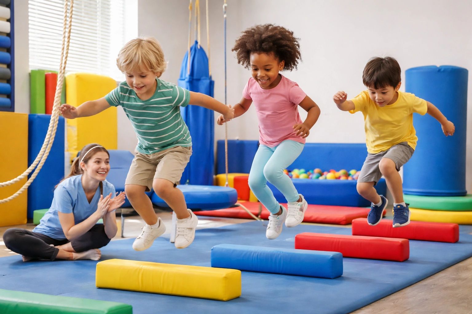 Games with Jumping in Occupational and Physical Therapy