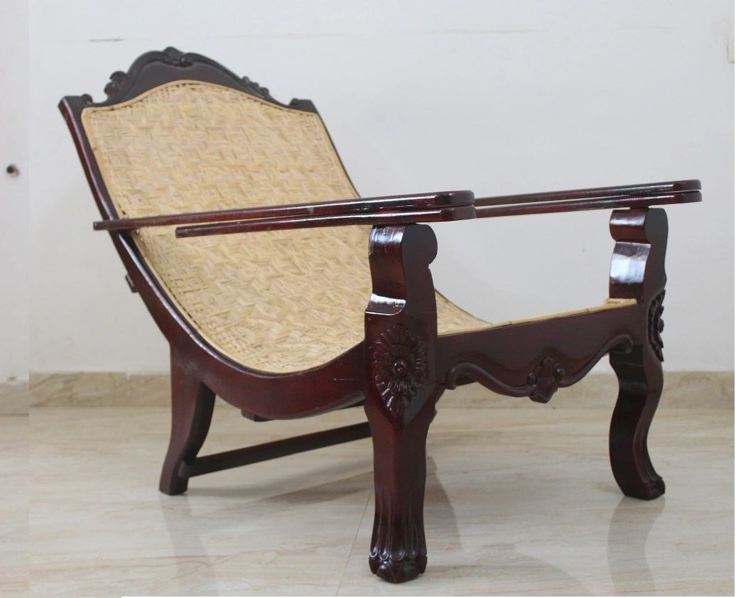 Eagle leg easy chair-rosewood colour