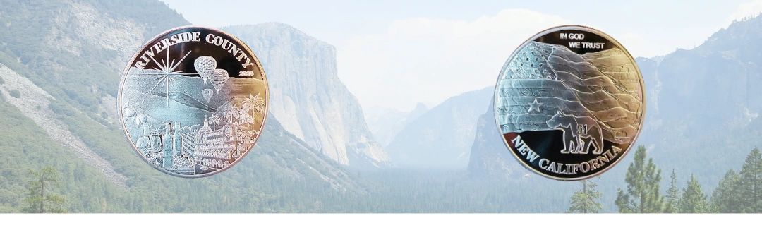 New California State County Coins