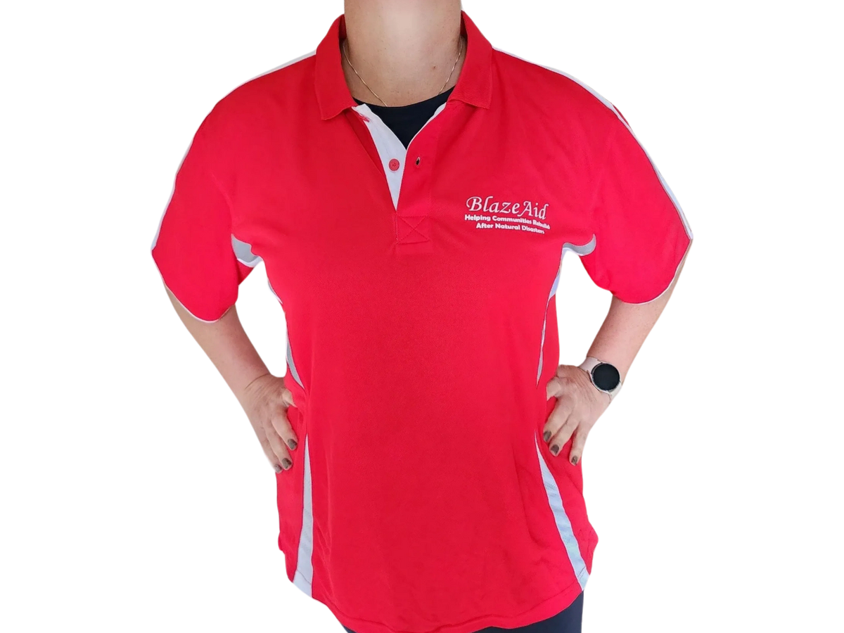 Red BlazeAid Polo