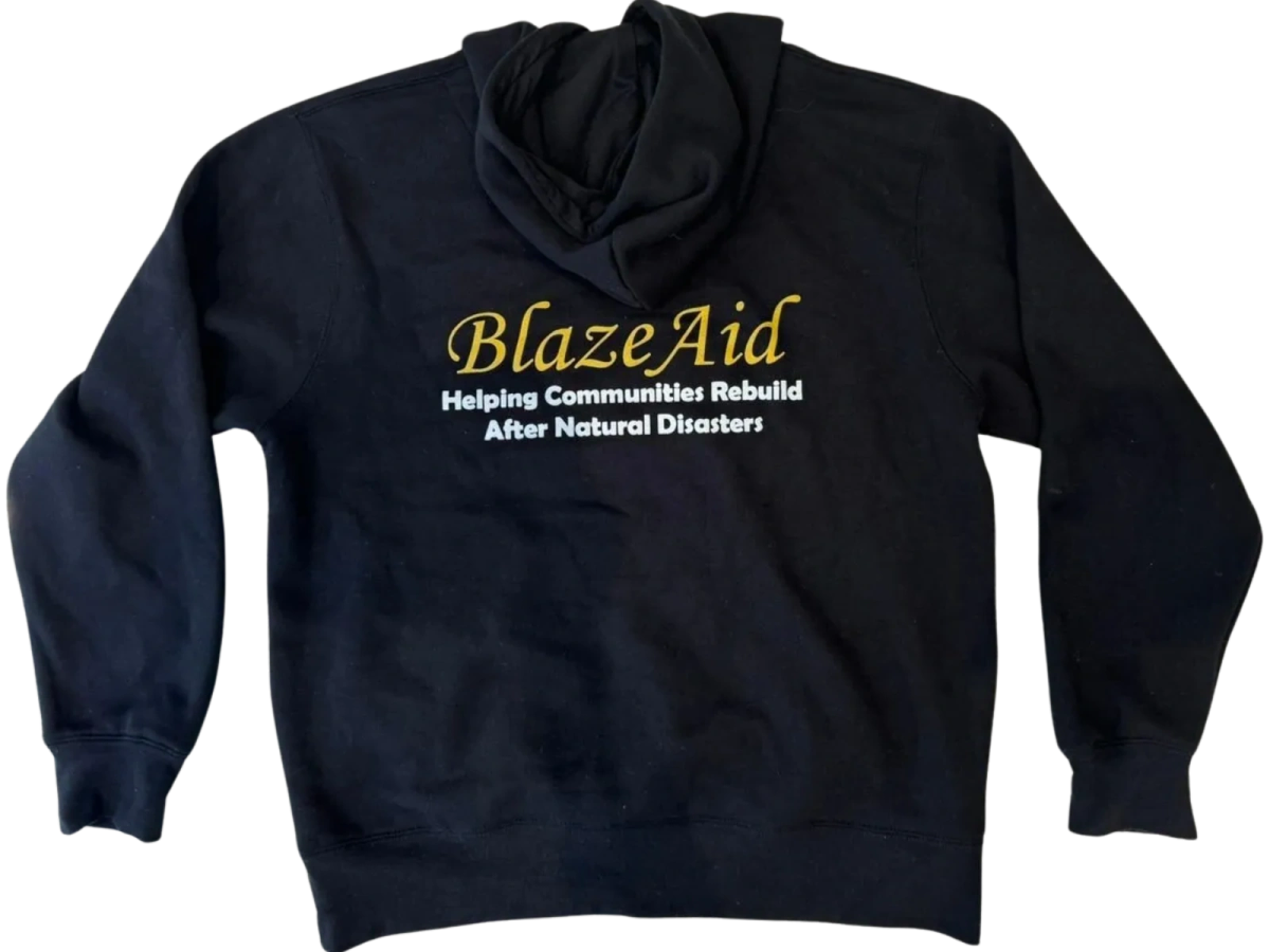 BlazeAid Black Hoodie