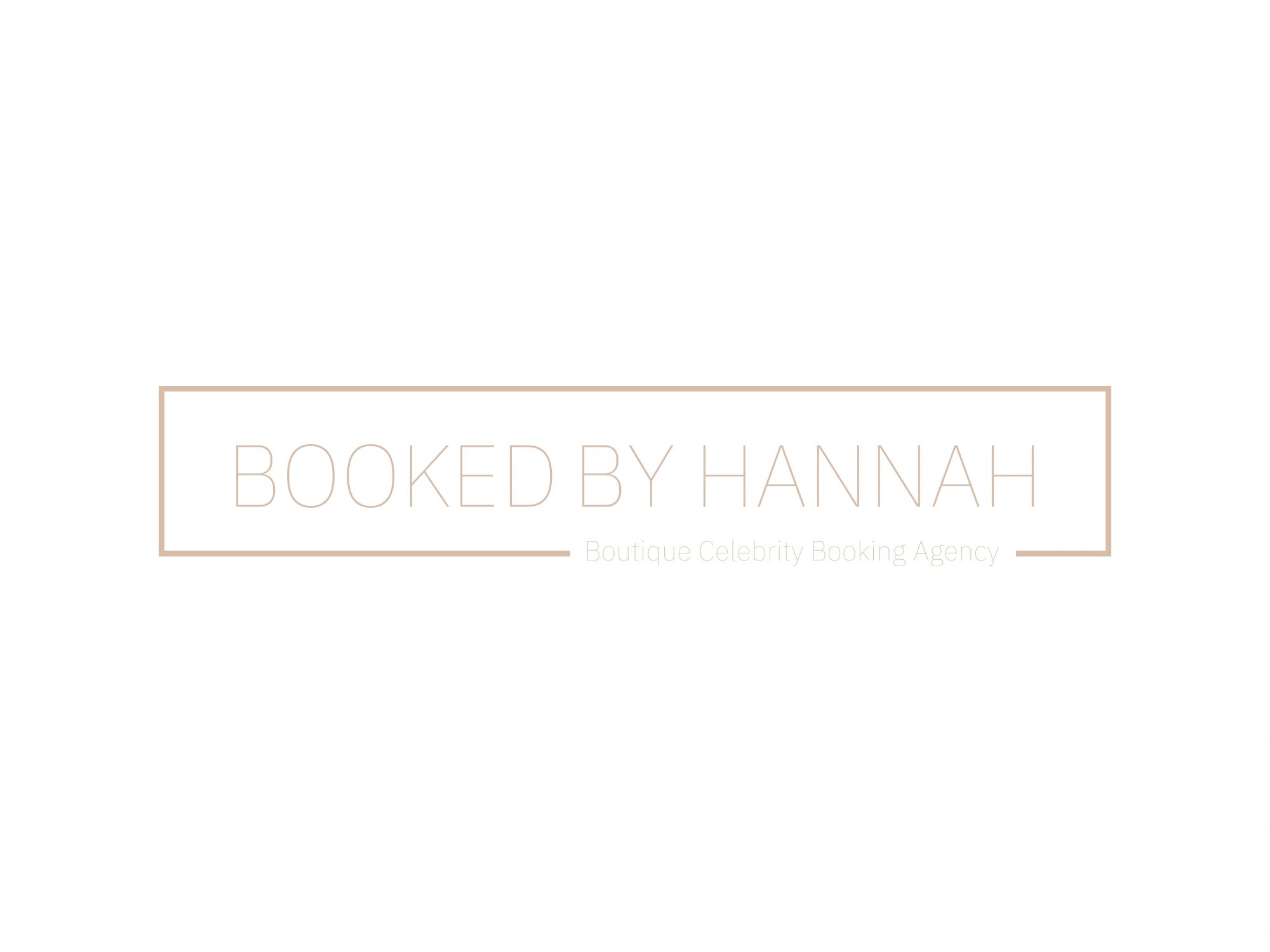 Celebrity Booker - Booked by Hannah
