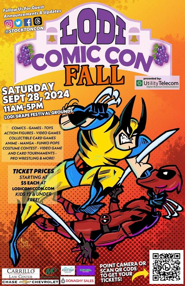 Buy Lodi Comic Con Tickets Online - Lodi Comic Con Fall