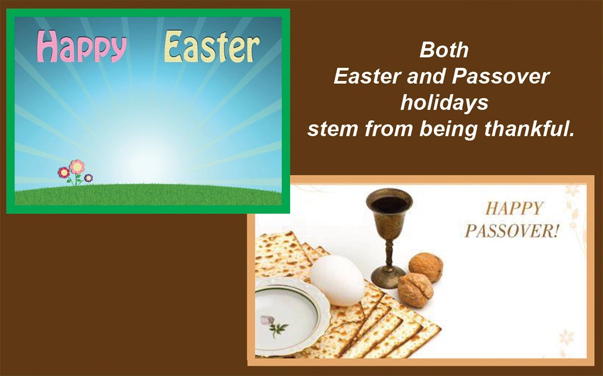 Happy April Holidays: Easter and Passover