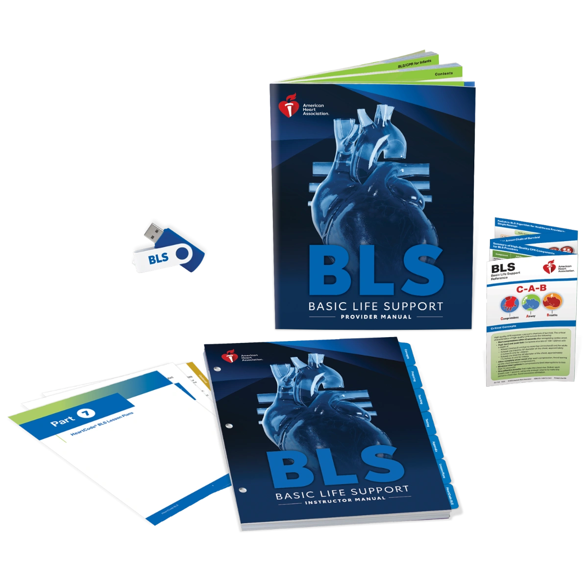 2025 AHA BLS Instructor Printed Package: USB Videos