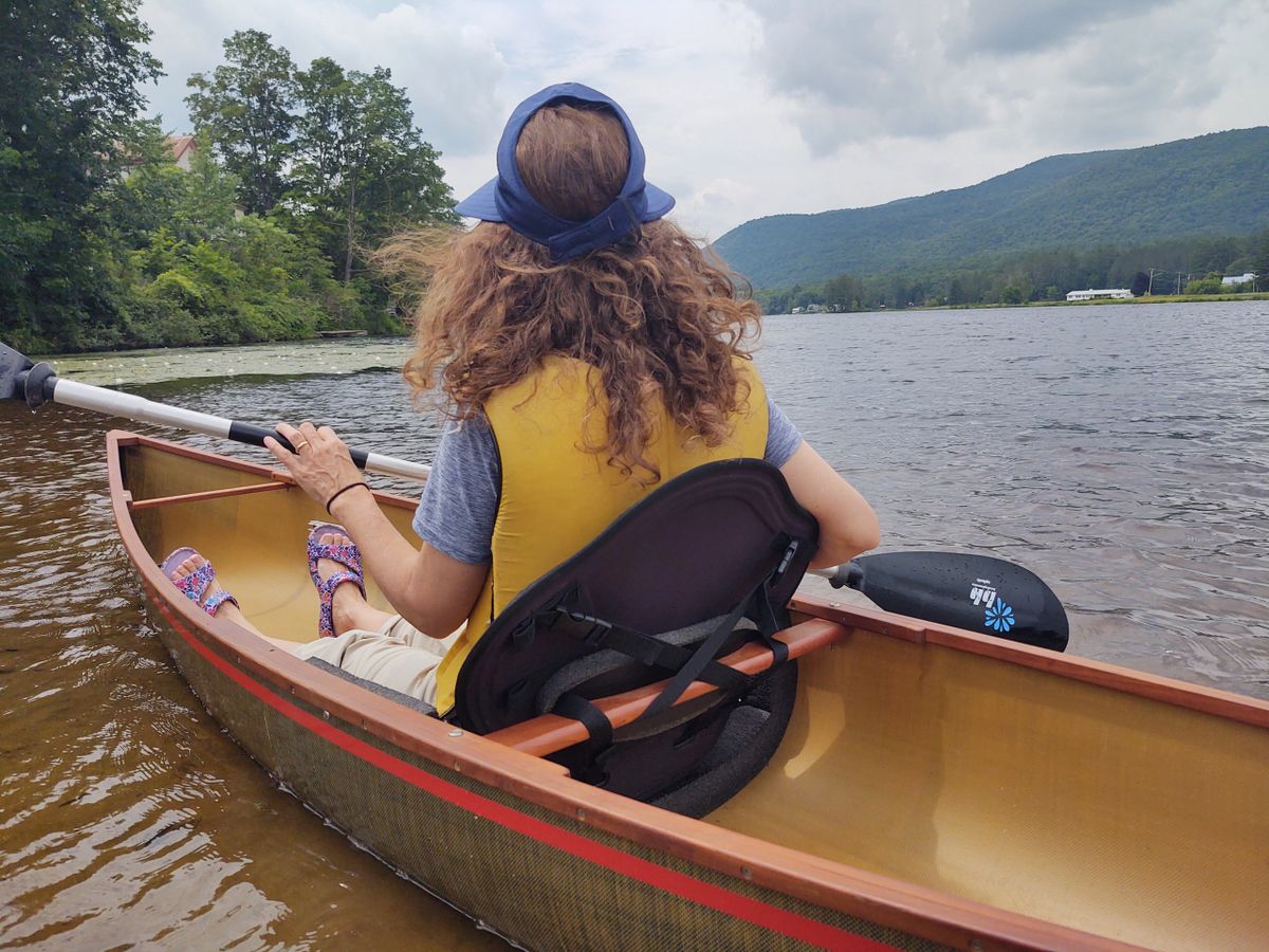 canoe comfort seat (a quality kayak seat modified for rigid back ...