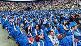 Seton Hall University Graduation Held at the Prudential Center