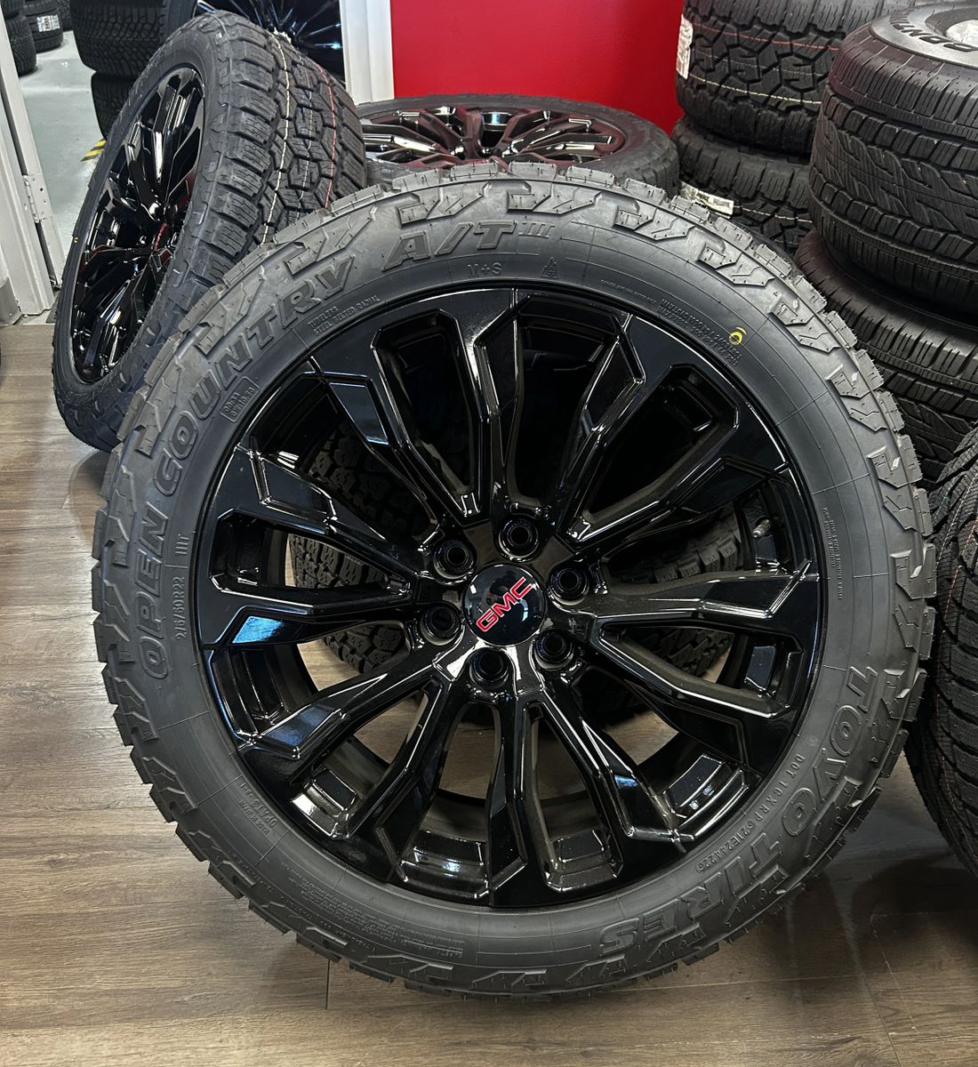 New CV30GB GMC Chevy 1500 rims & Toyo OpenCountry AT3 tires