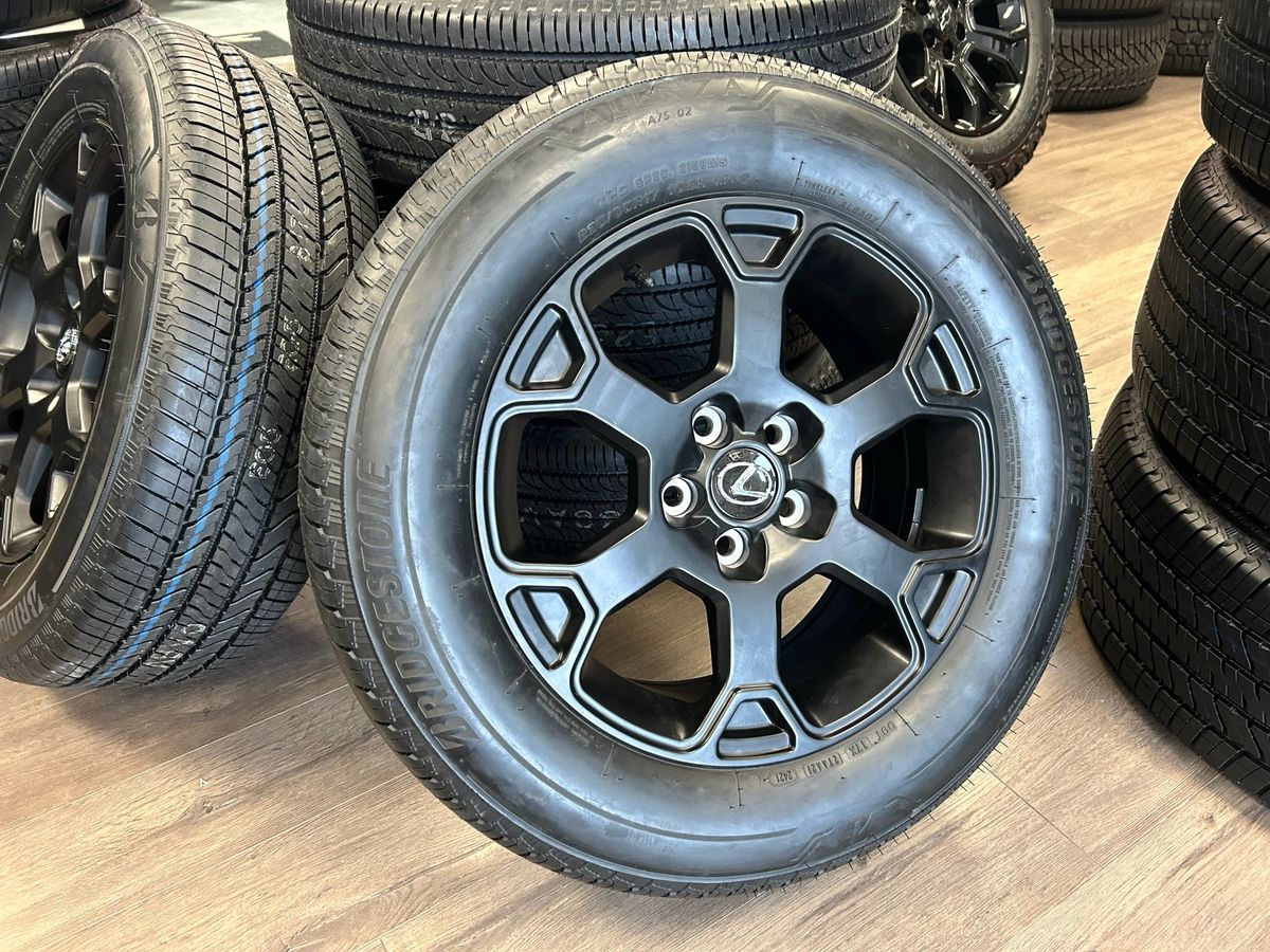New 2000-2023 Toyota RAV4 Rims and Bridgestone Alenza all-seaon tires