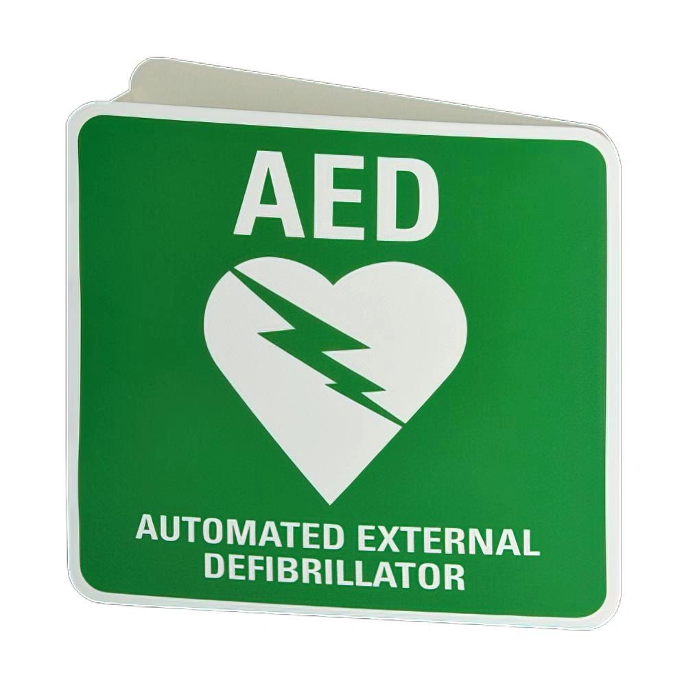 CA-10 Angle AED Sign