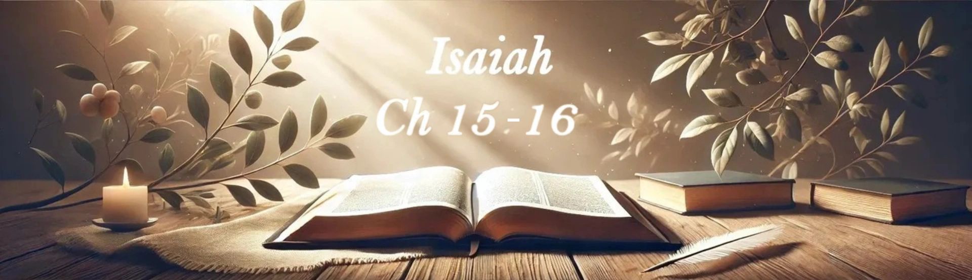 Isaiah 15-16: The Burden of Moab