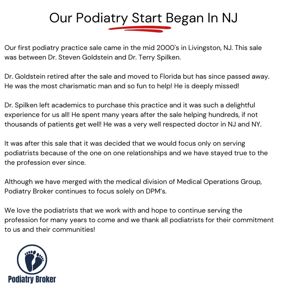 Podiatry Practice Brokers | Medical Operations Group