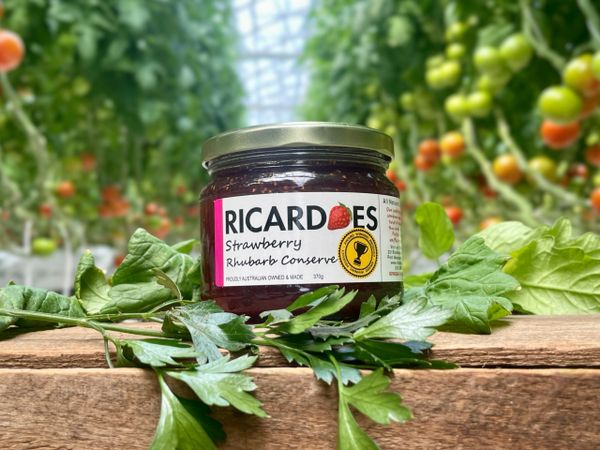 Strawberry Rhubarb Conserve 370G