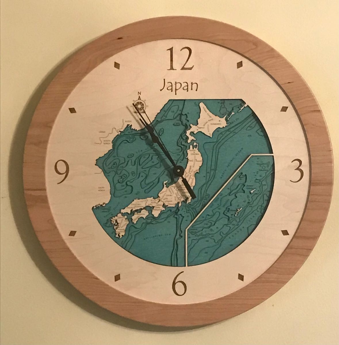 Japan 17" clock