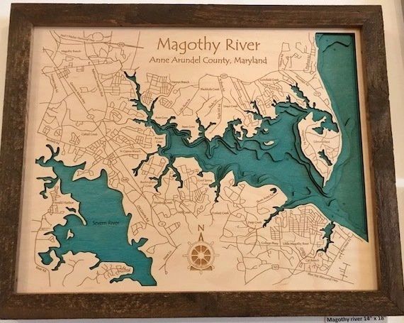 Magothy River, MD 14" x 18"