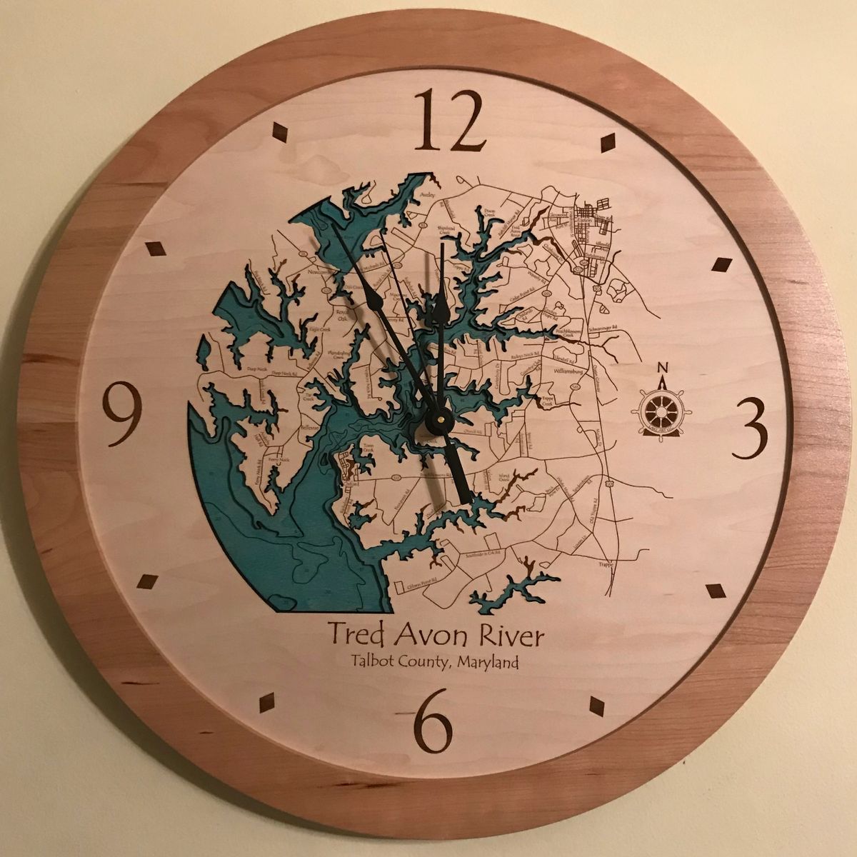 Tred Avon River clock