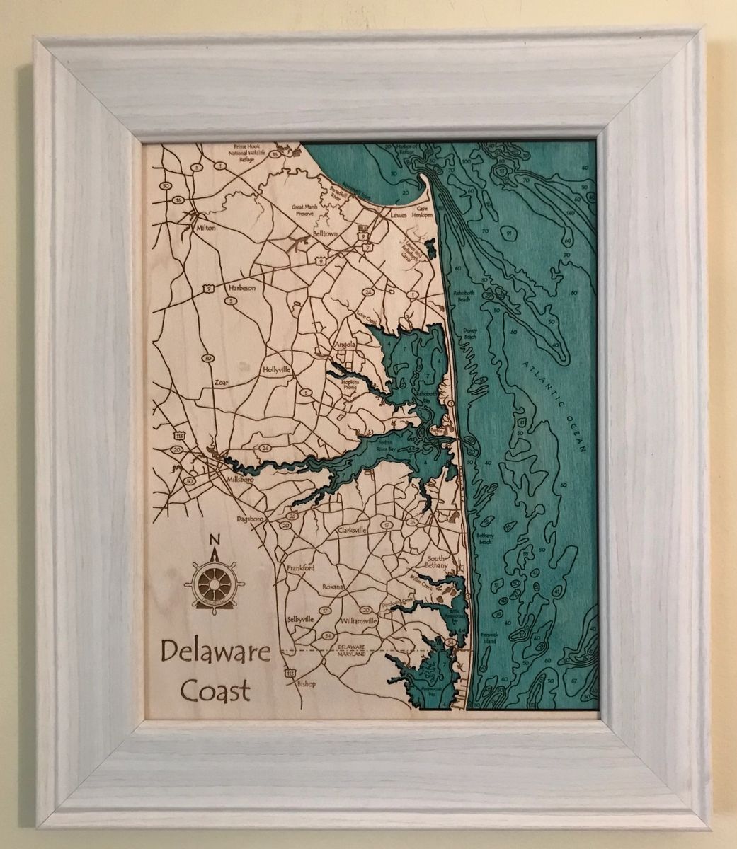 Delaware Coast 8" x 10"