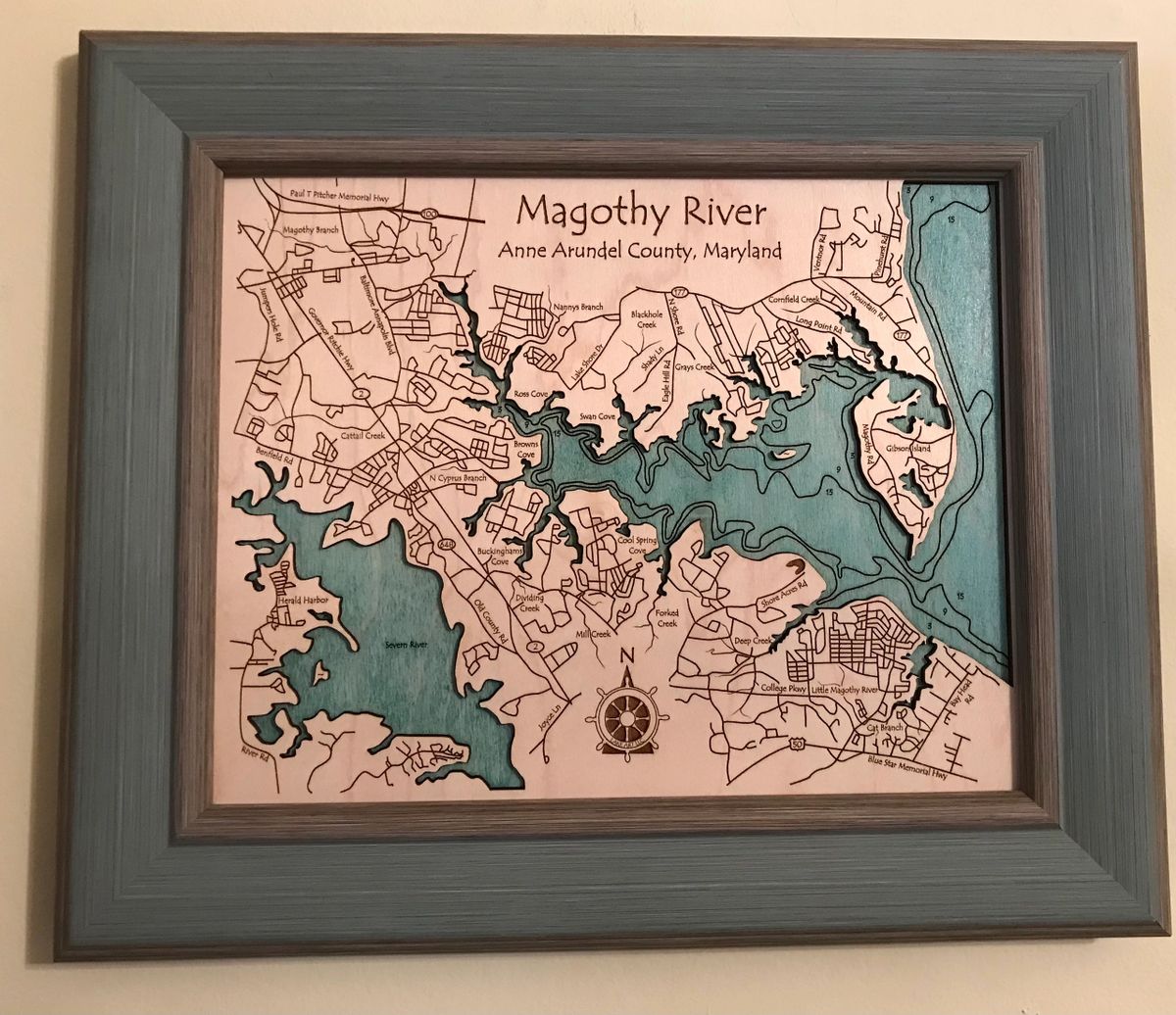 Magothy River, MD 8" x 10"