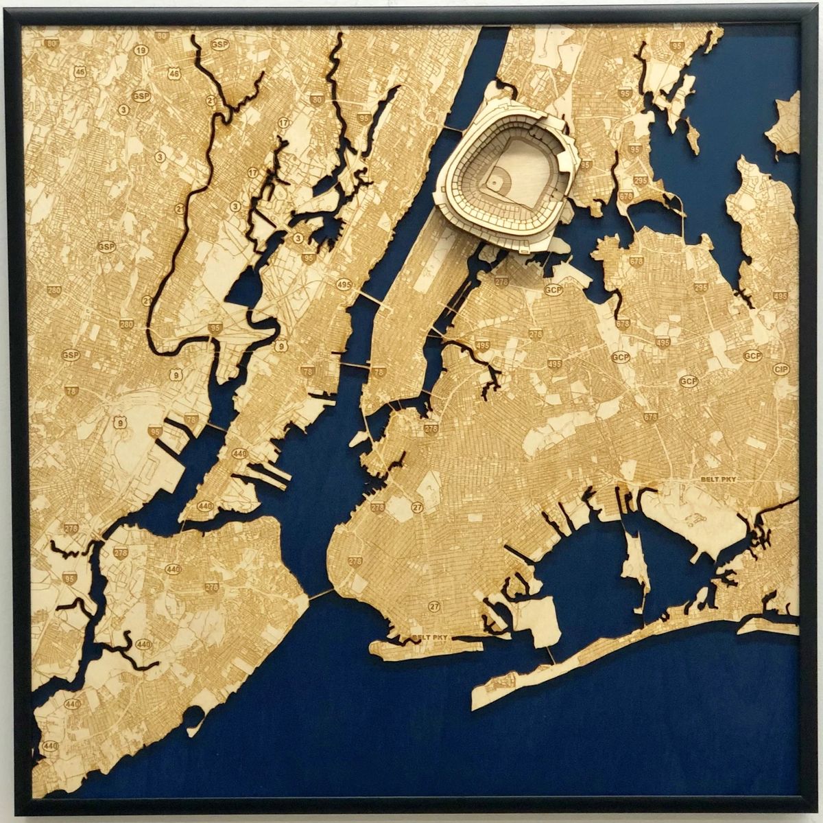 New York Metro area Yankee stadium map