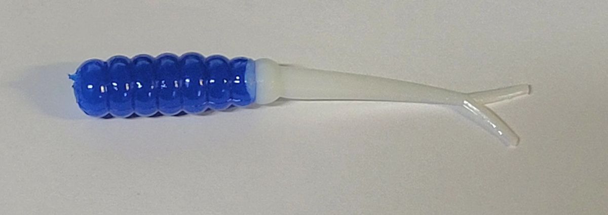 2" Blue/White Fluke (Pack of 10)