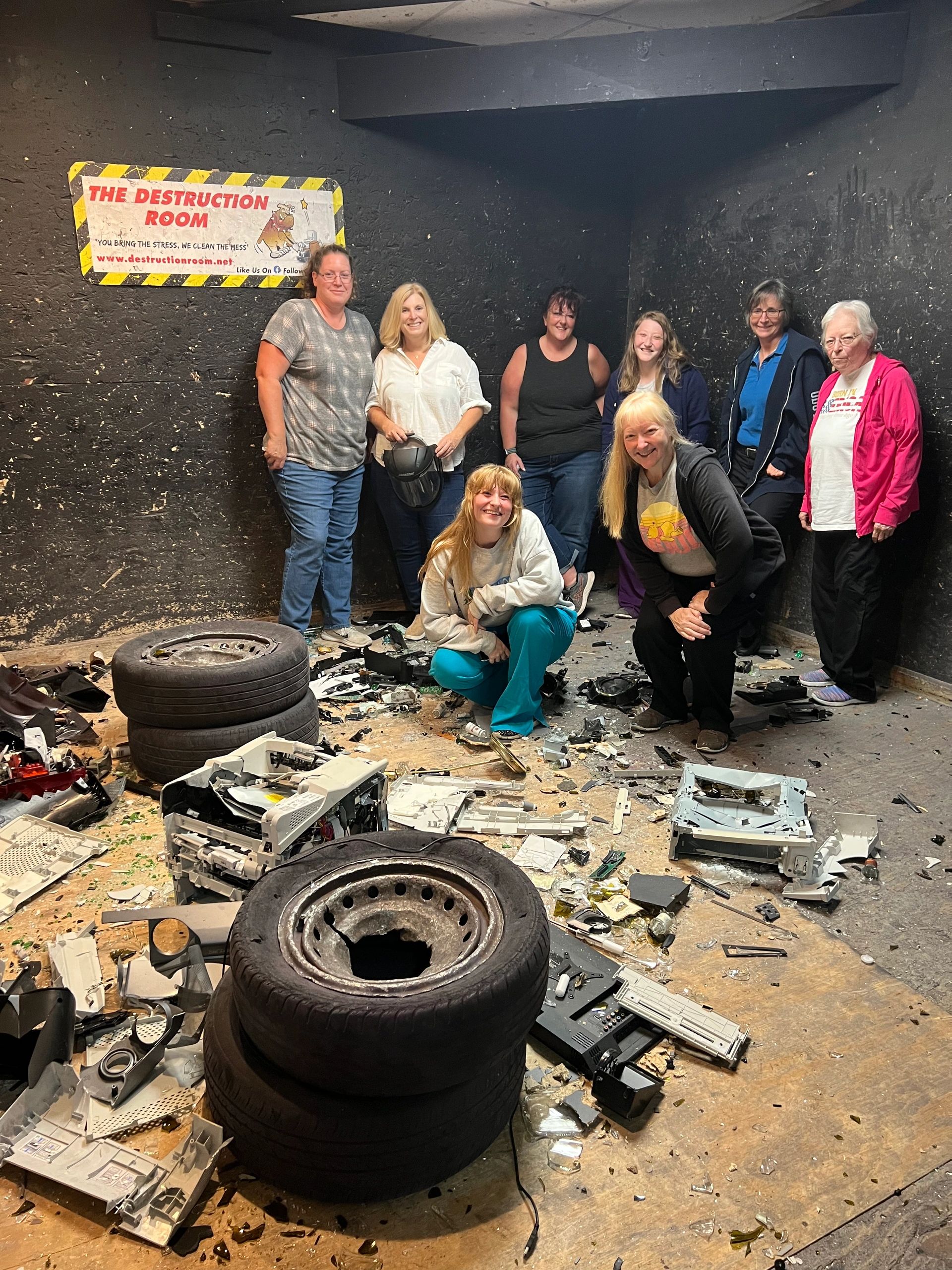 Group of 10 Destruction, for parties, team building, and work events ...