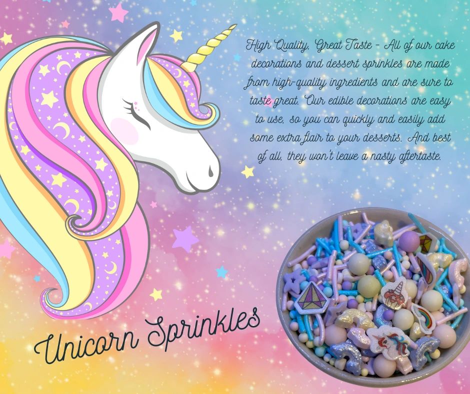 Unicorn Sprinkles 100g