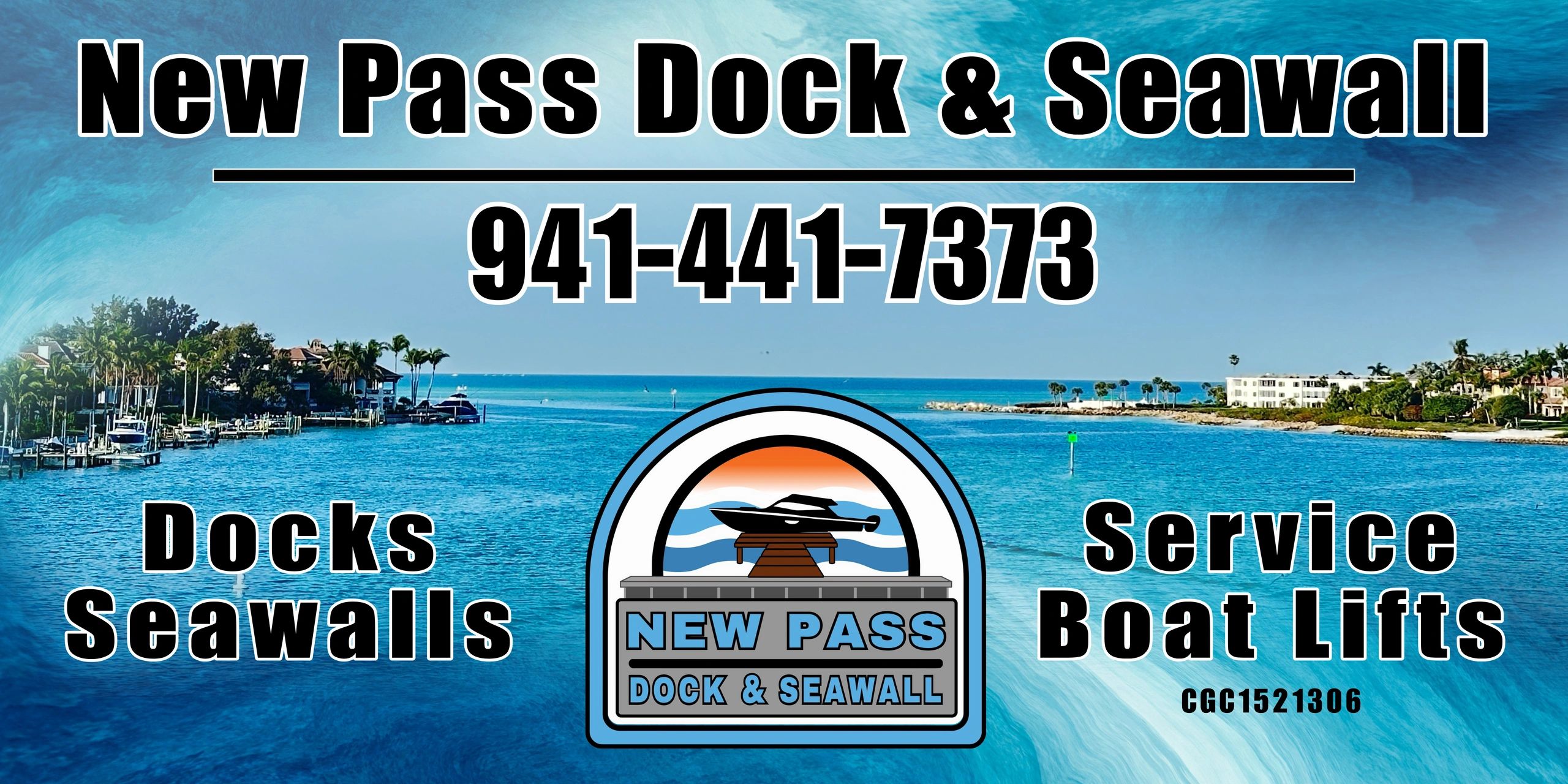 Boat Lifts | New Pass Dock & Seawall