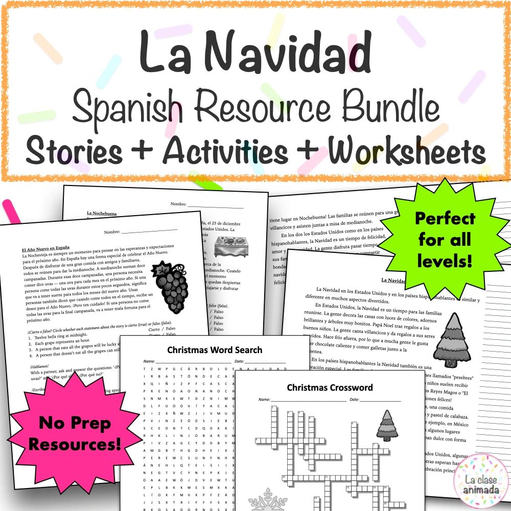 Celebrating La Navidad in Spanish Class