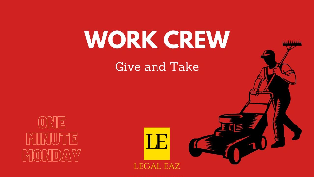 Work Crew - the Perfect Alternative to Jail?