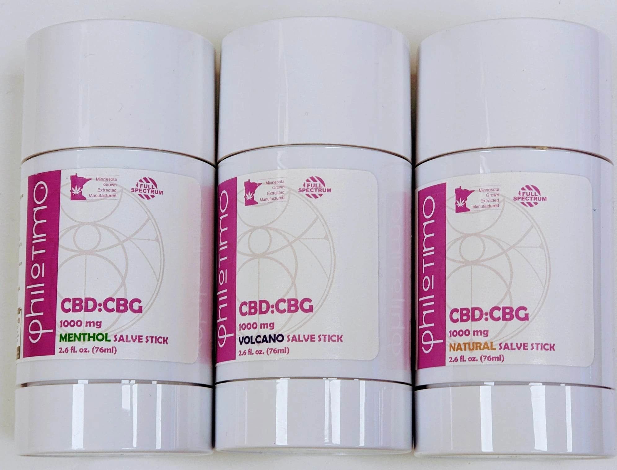 New Product - CBD:CBG Salve Sticks