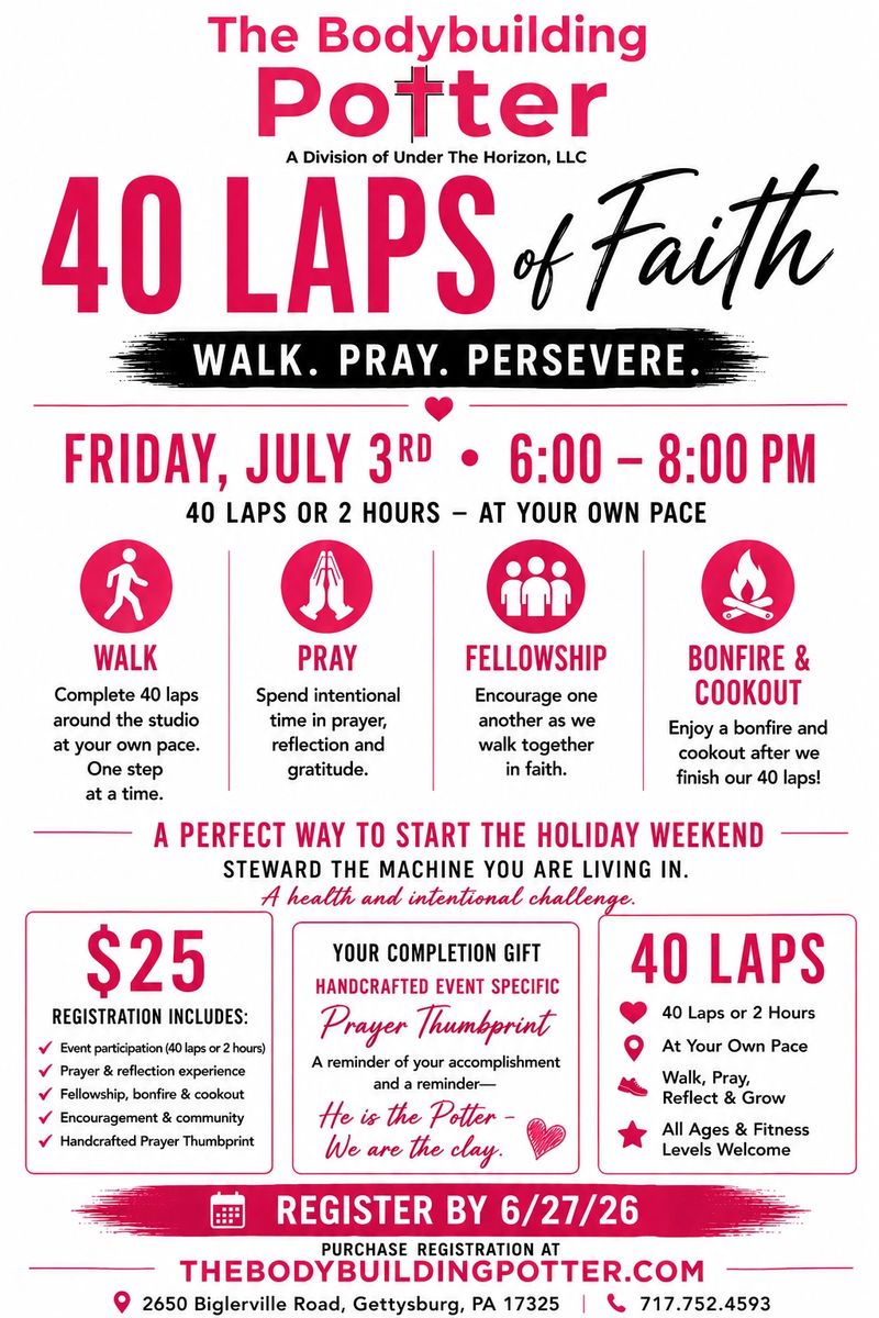 40 LAPS OF FAITH - Walking Event