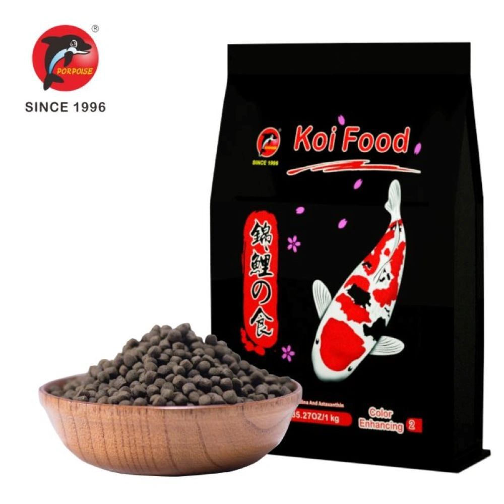 Porpoise Koi Fish Food Pellet Color Enhancing 1KG/2.2LB