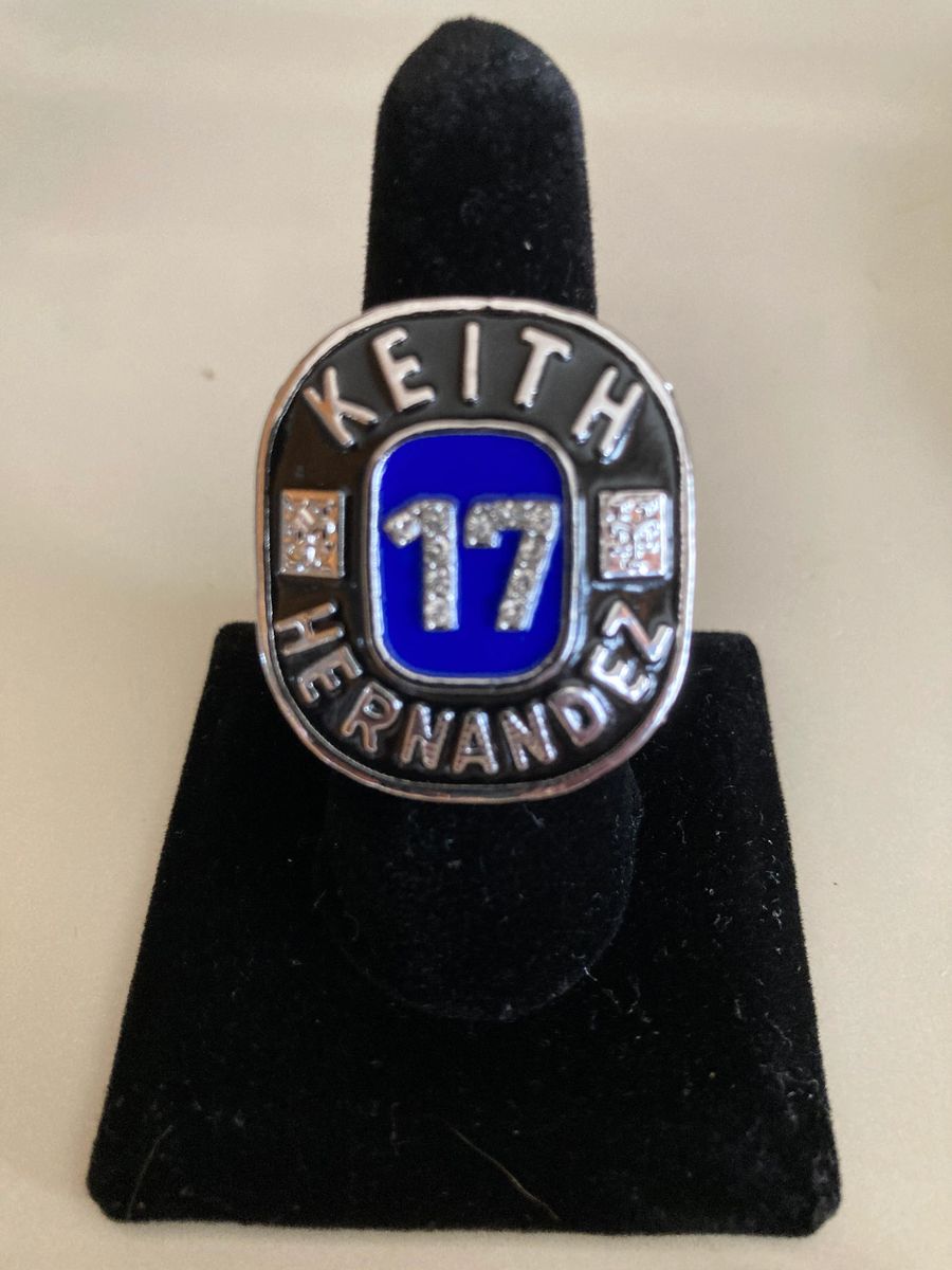 Keith Hernandez Jersey Retirement Ring