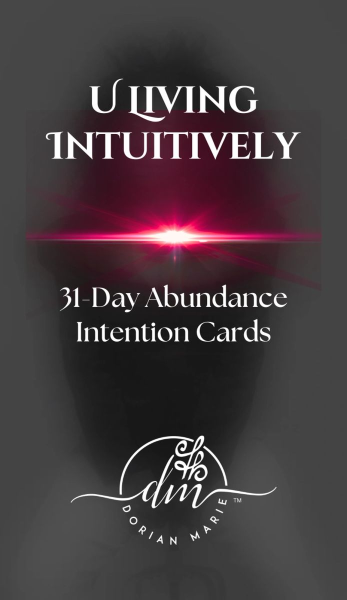 31-Day Intention Cards ONLY