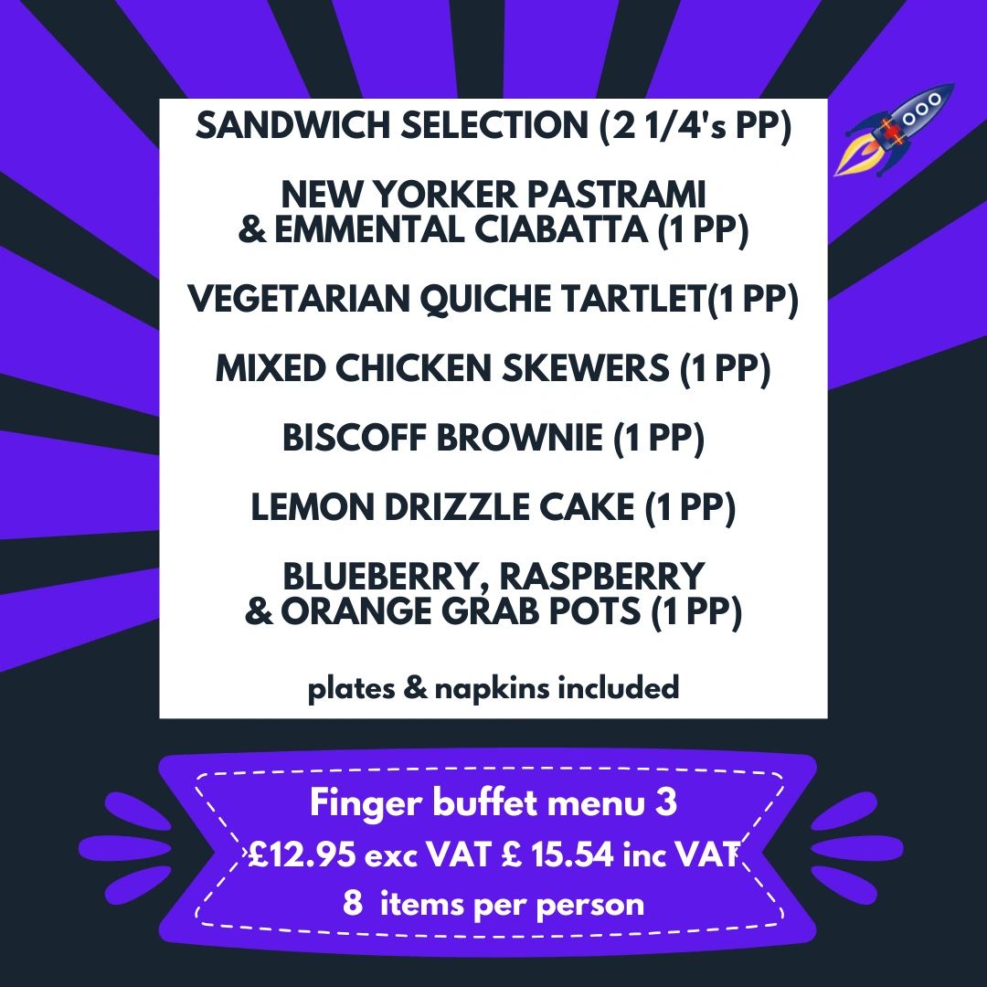 FINGER BUFFET MENU 3 (+VAT)