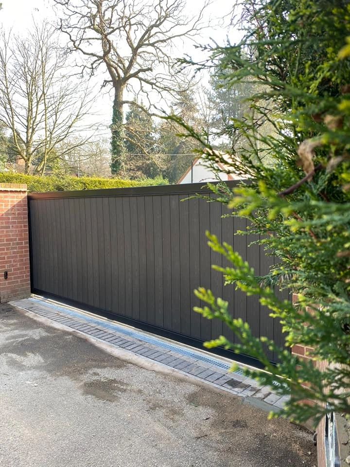 Manual Composite sliding Gate