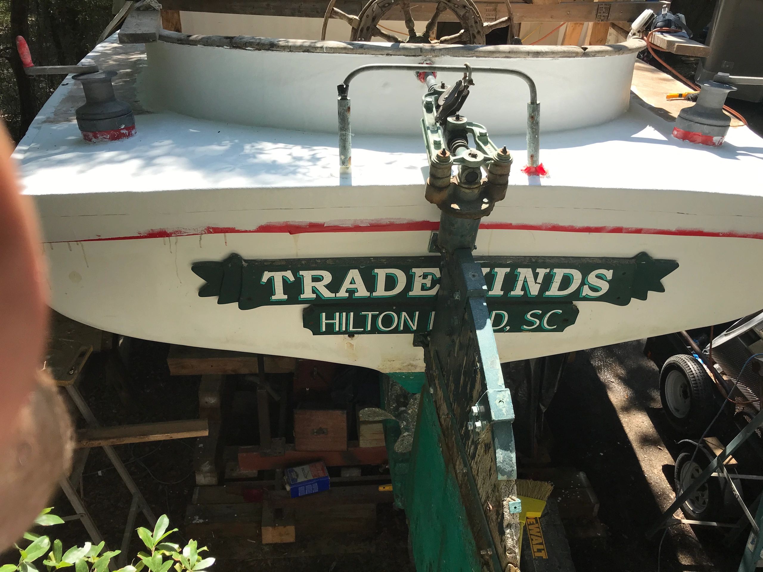 Tradewinds - Catboat, Boating, Wooden Sailboat
