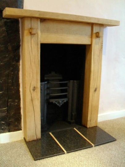 Small French oak fire surround with pegs built to your own unique ...