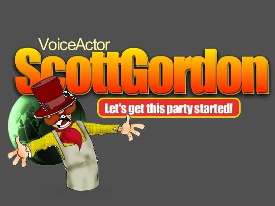 Scott Gordon, Voice Actor