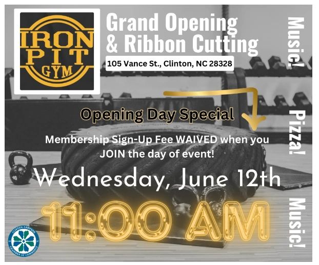 Grand Opening at the Iron Pit Gym!