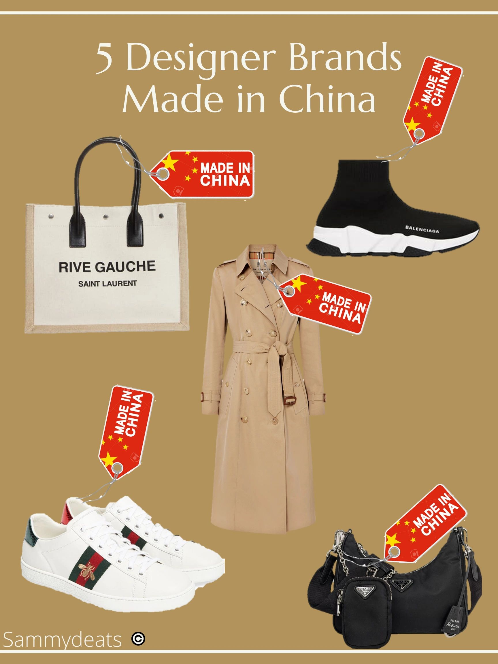 Luxury Fashion Brands Manufactured in China