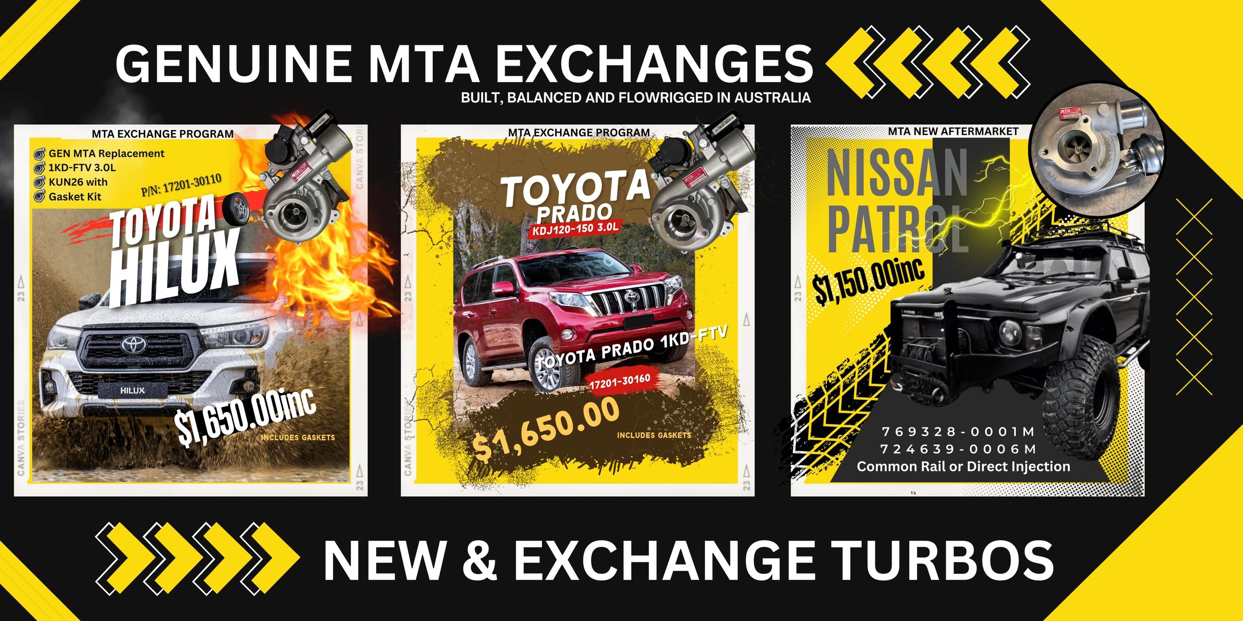 MTA Turbochargers - Repair, Replace, and Rebuild Services