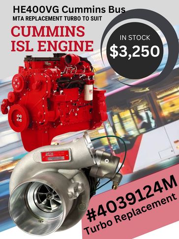 MTA Turbochargers - Repair, Replace, and Rebuild Services