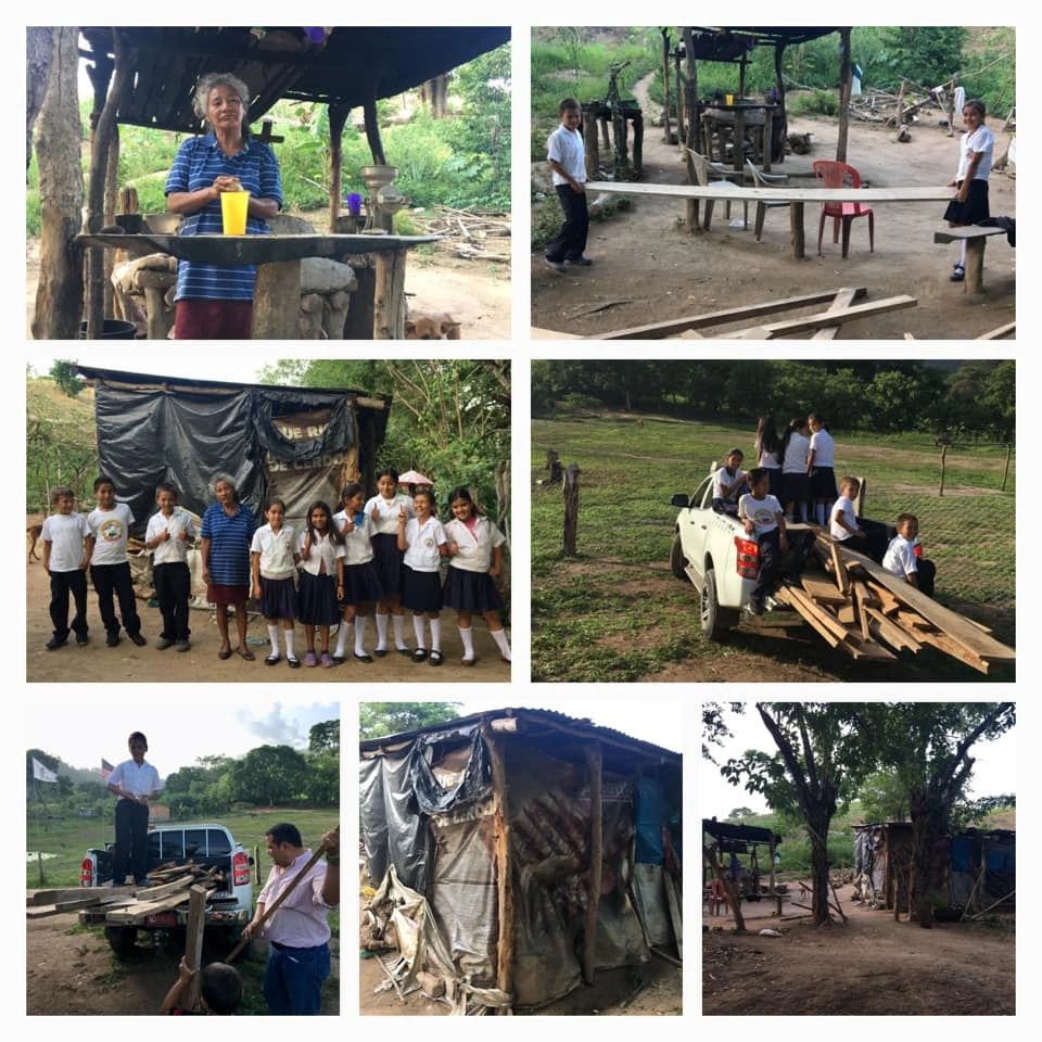 School Children Helping their community