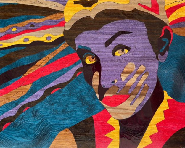 Gregg Standridge Art - Art, Van Gogh, Wood Marquetry Inlay Art, Art